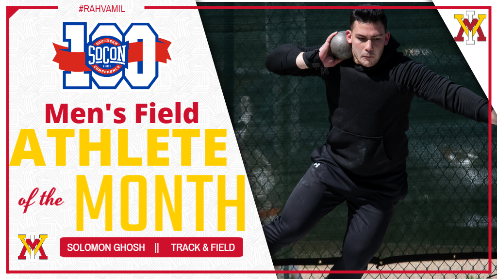 Ghosh Named SoCon Men's Field Athlete of the Month - Virginia Military ...