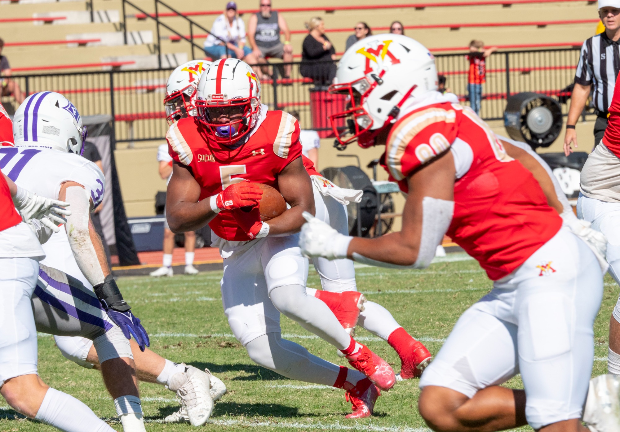 Battling the injury bug, VMI Football falls to Furman - Virginia Military Institute