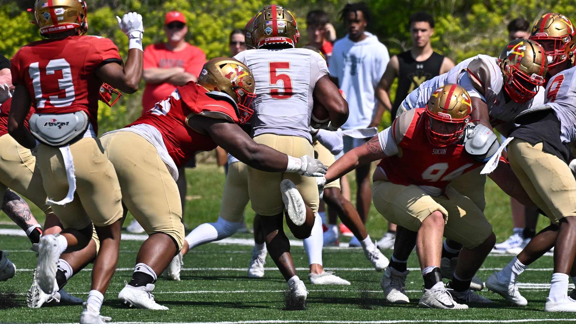 VMI Spring Football Heads into Home Stretch - Virginia Military Institute