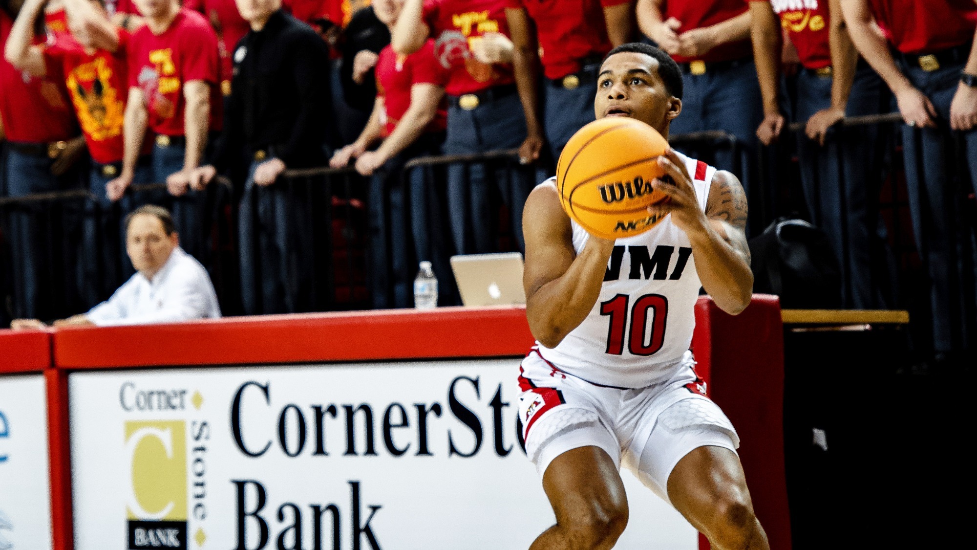 VMI Basketball plays tough but falls at UNCG - Virginia Military Institute