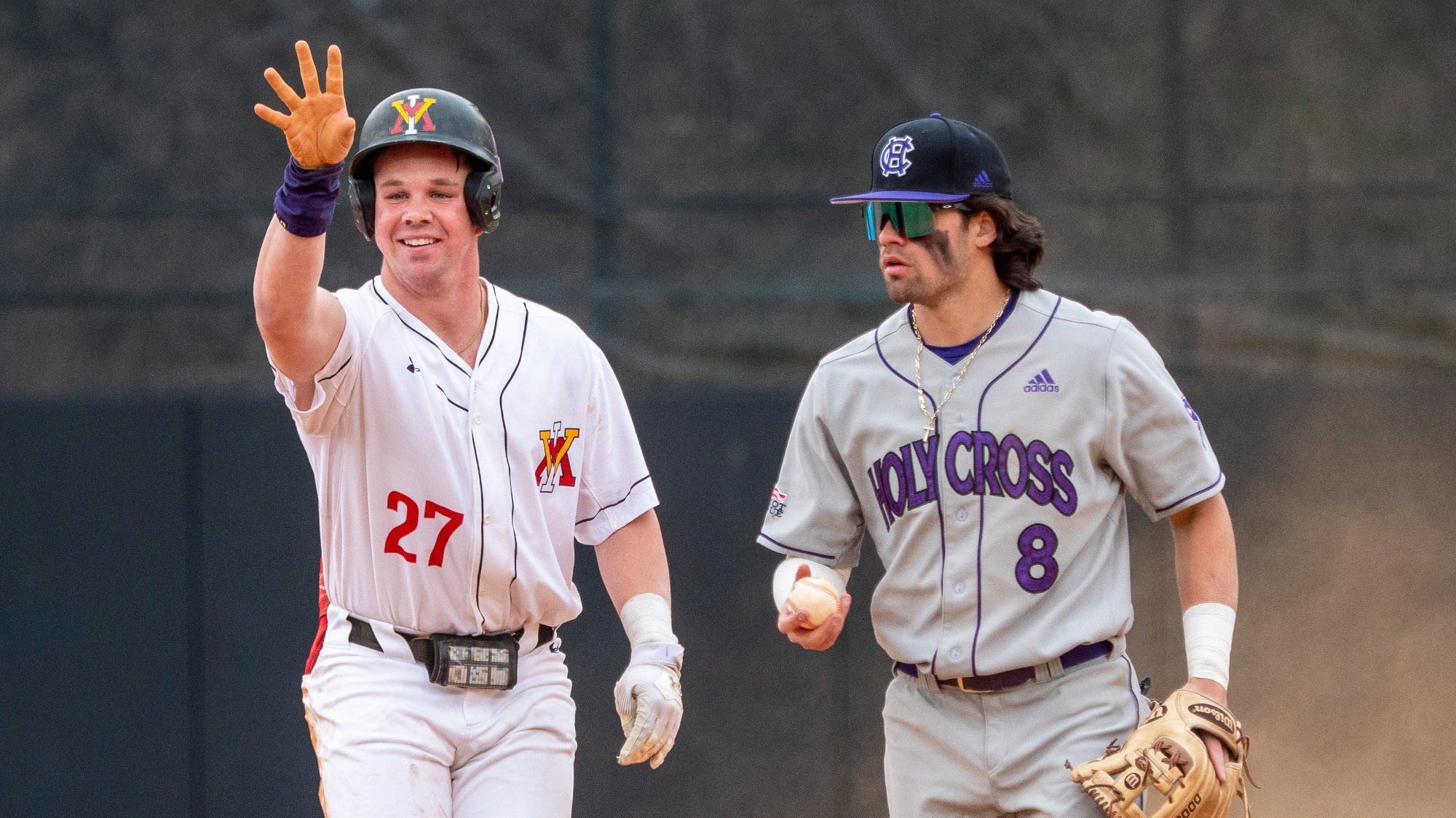 VMI Baseball outslugs Holy Cross 11-10 - Virginia Military Institute