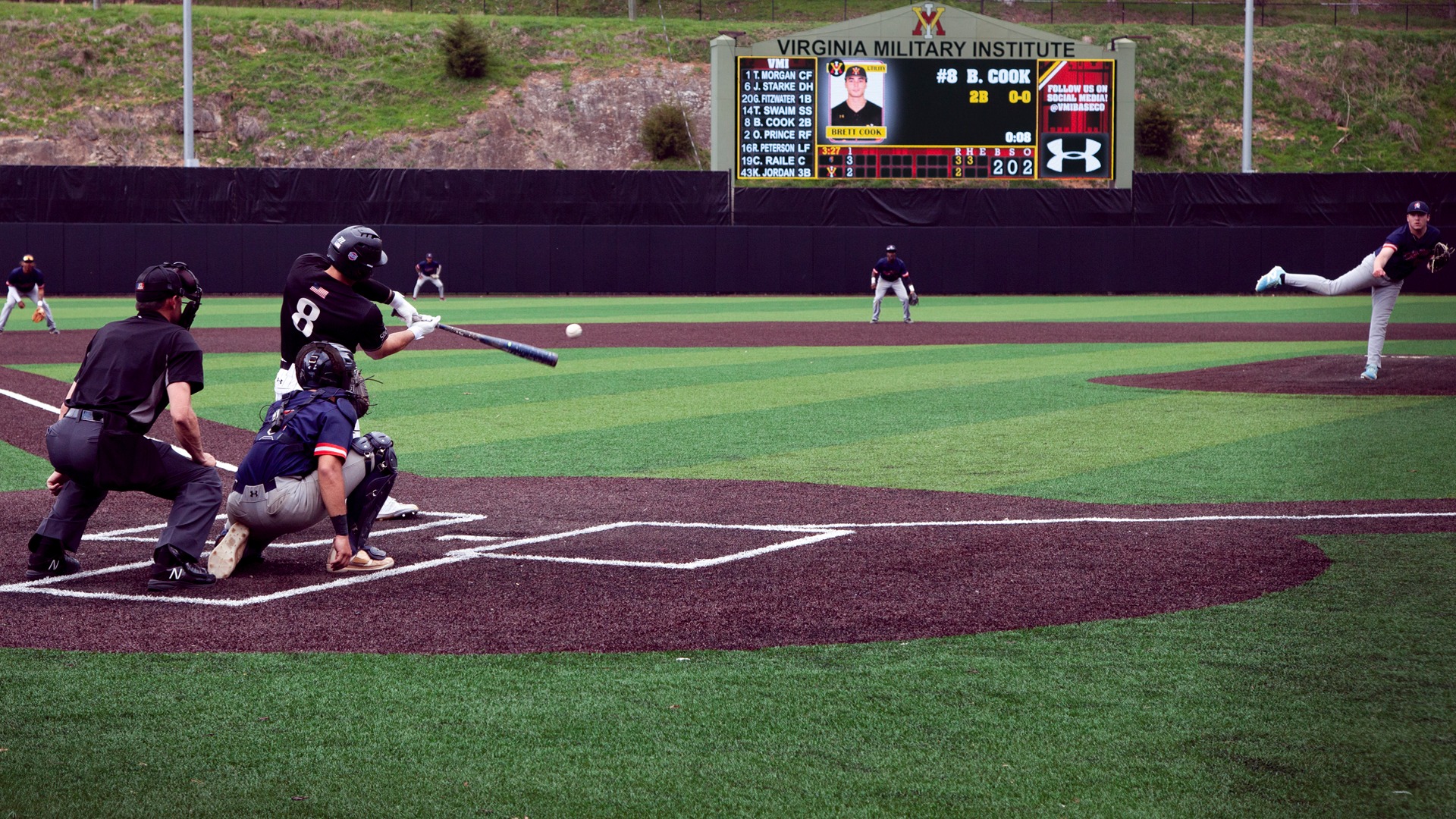 VMI Baseball rolls for two wins over Virginia State - Virginia Military ...