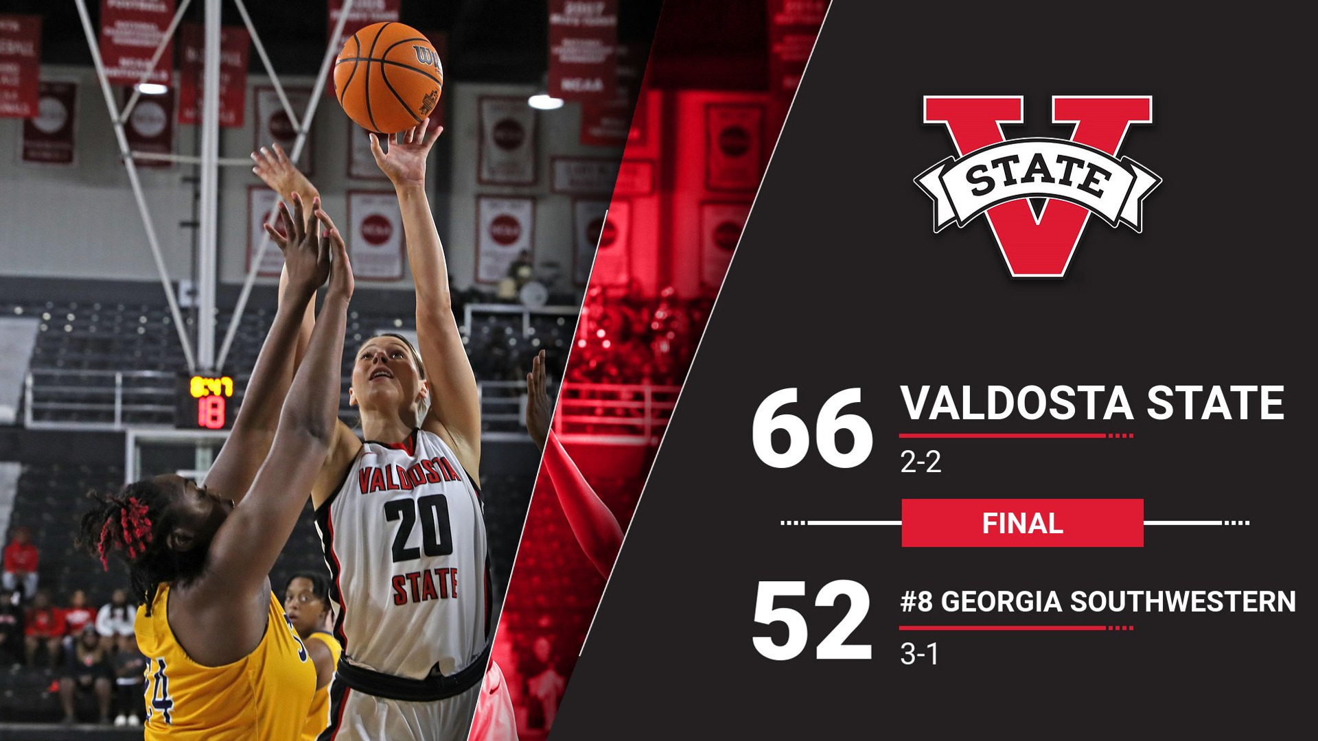 Lady Blazers Upset No. 8 Georgia Southwestern, 66-52 - Valdosta State University Athletics
