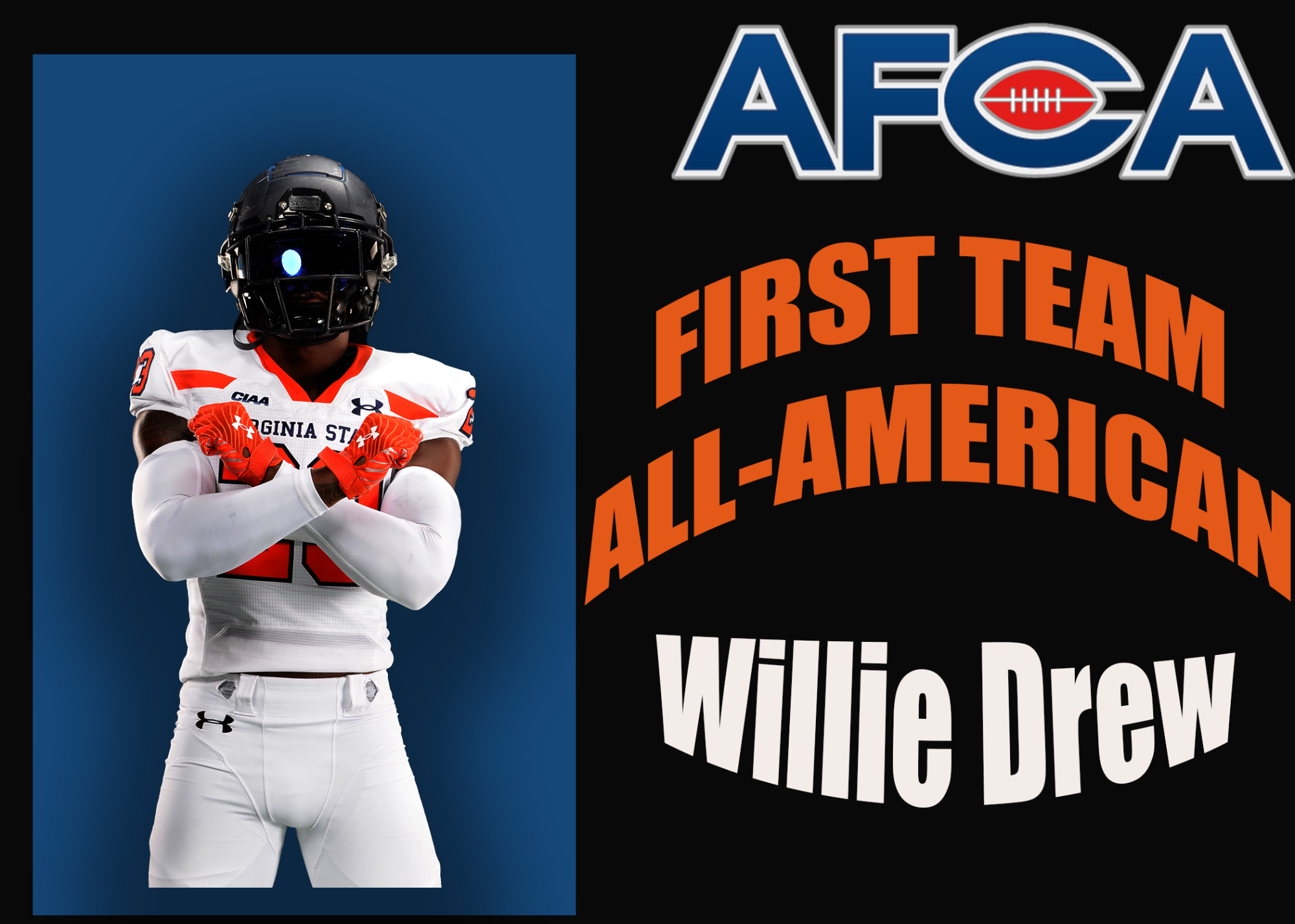 Willie Drew earns UDFA contract with the Carolina Panthers - Virginia State University Athletics