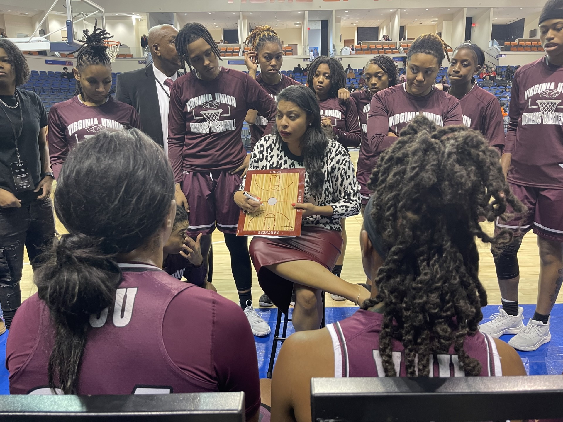 Watch as VUU Introduces Alico Dunk as New Women's Basketball Coach ...