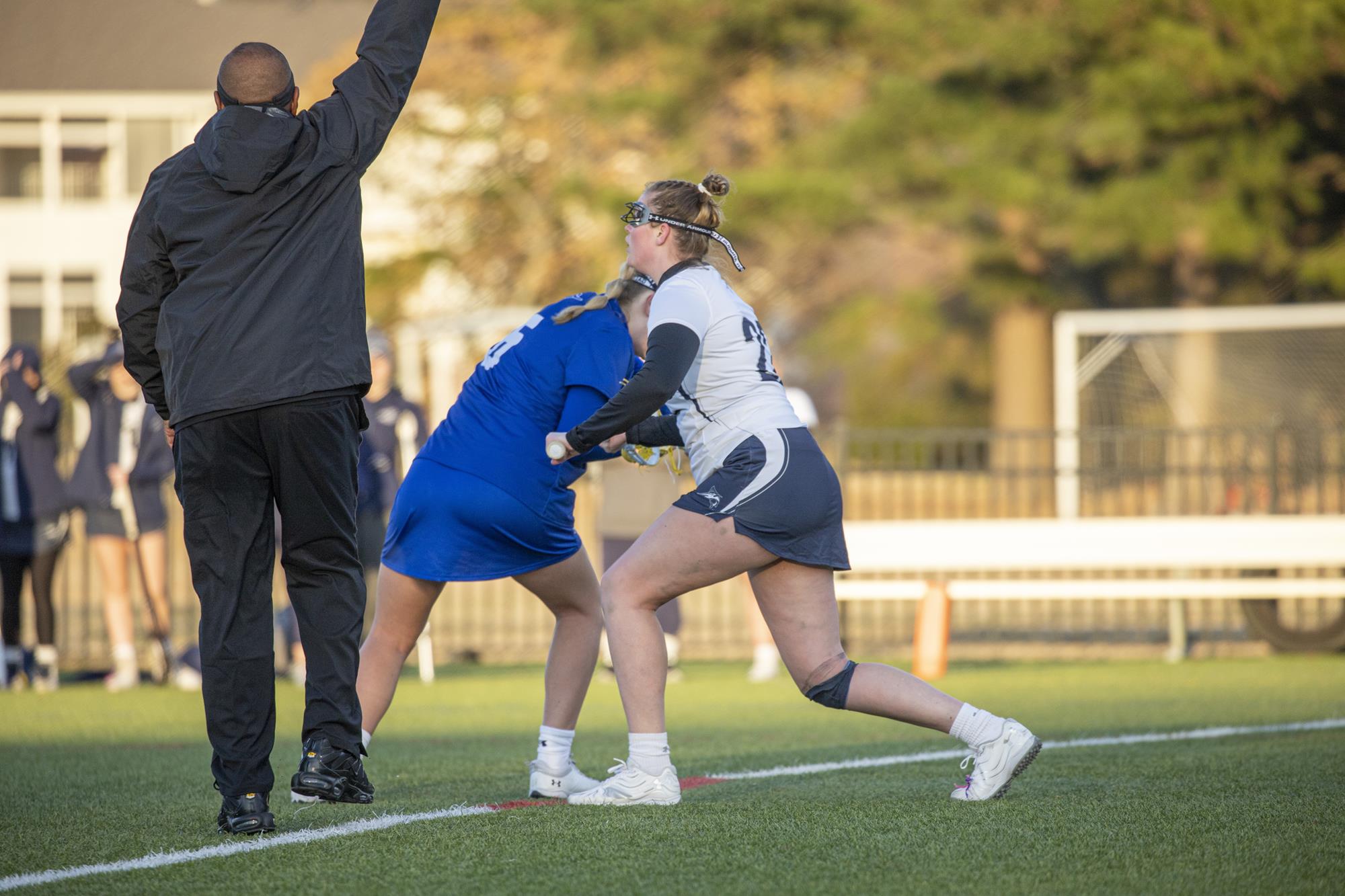 Helen Kennedy-Butler scored three against the US Merchant Marine ...