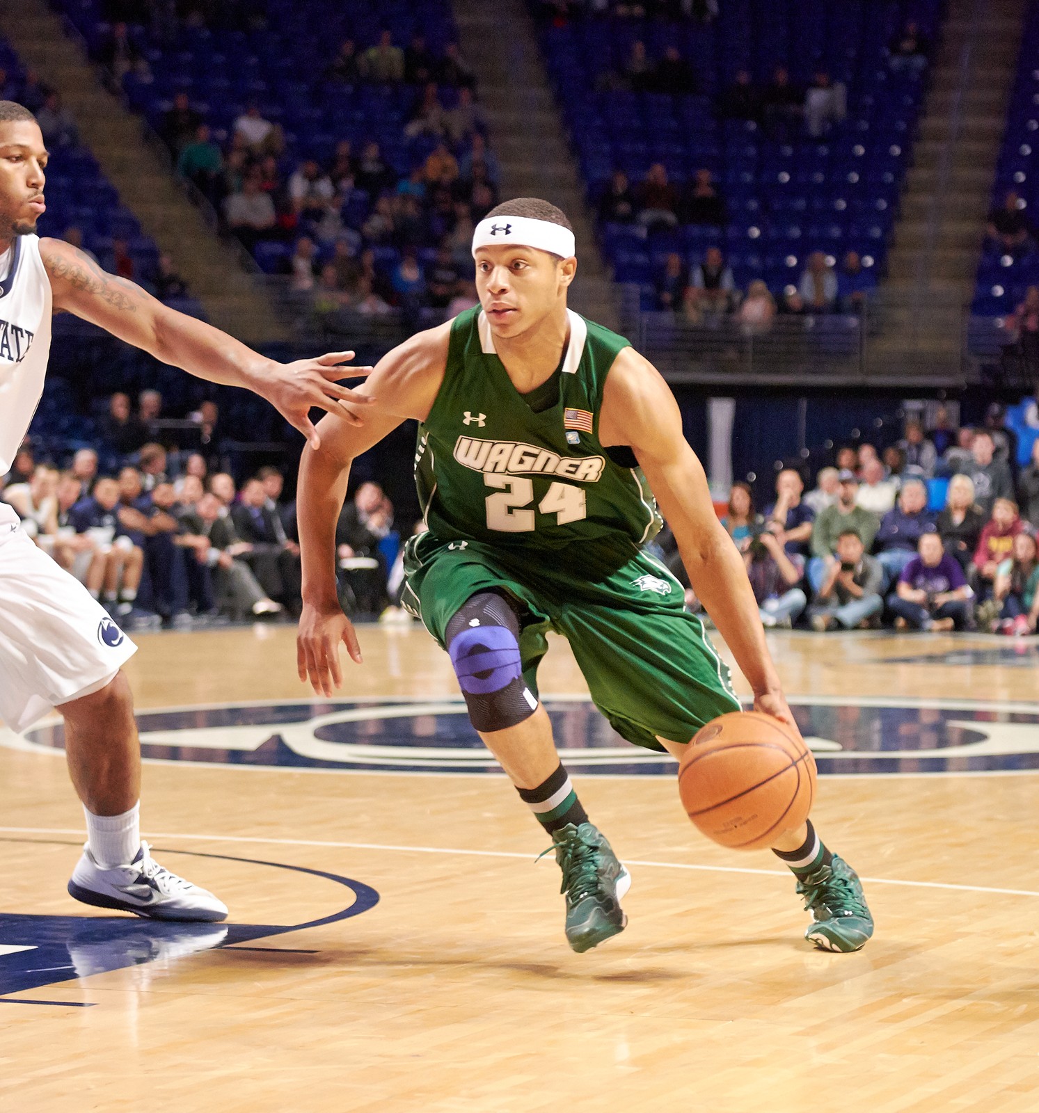 Latif Rivers - 2013-14 - Men's Basketball - Wagner College Athletics