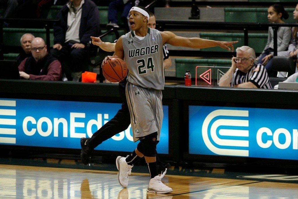 Latif Rivers - 2013-14 - Men's Basketball - Wagner College Athletics