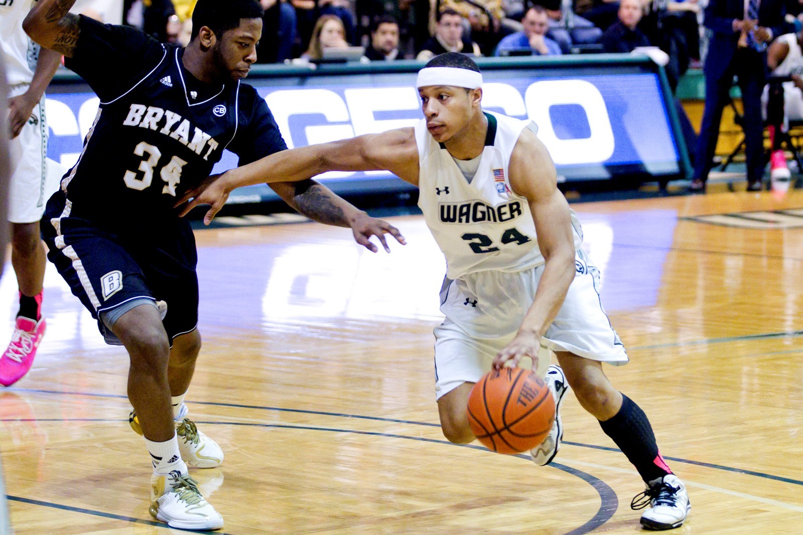 Latif Rivers - 2013-14 - Men's Basketball - Wagner College Athletics