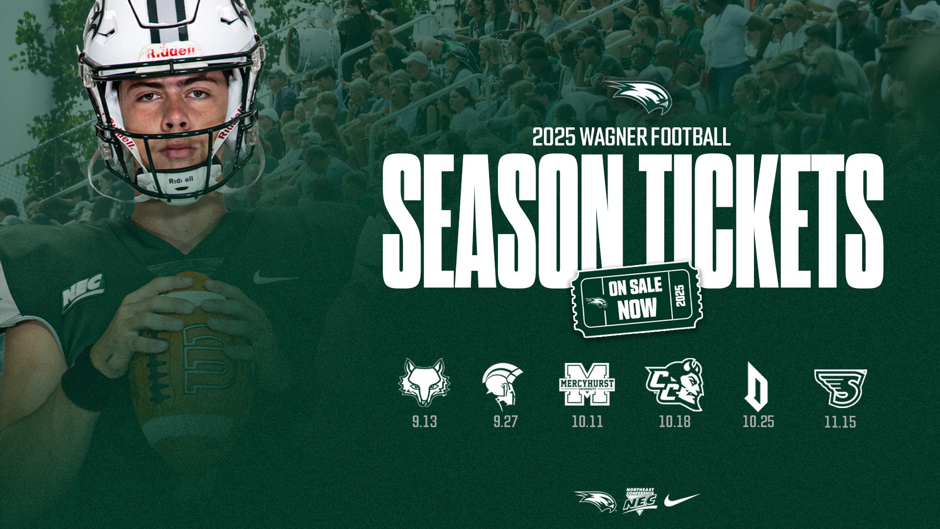 Football Announces 2025 Promotional Schedule - Wagner College Athletics