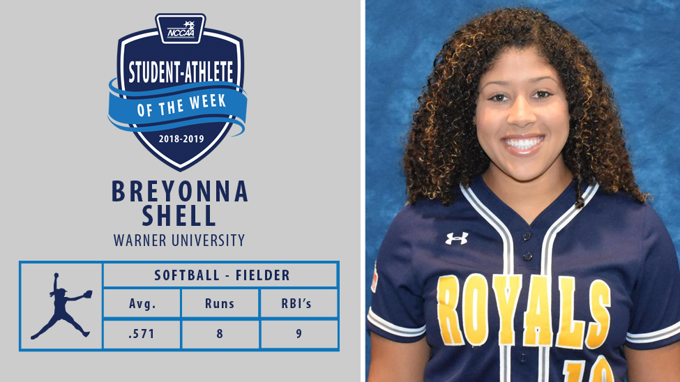 Breyonna Shell - Softball - Warner University Athletics