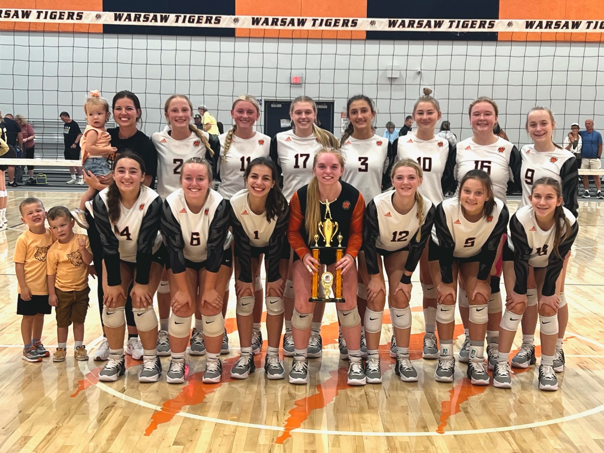 JV Volleyball Wins Own Tournament - Warsaw Community High School
