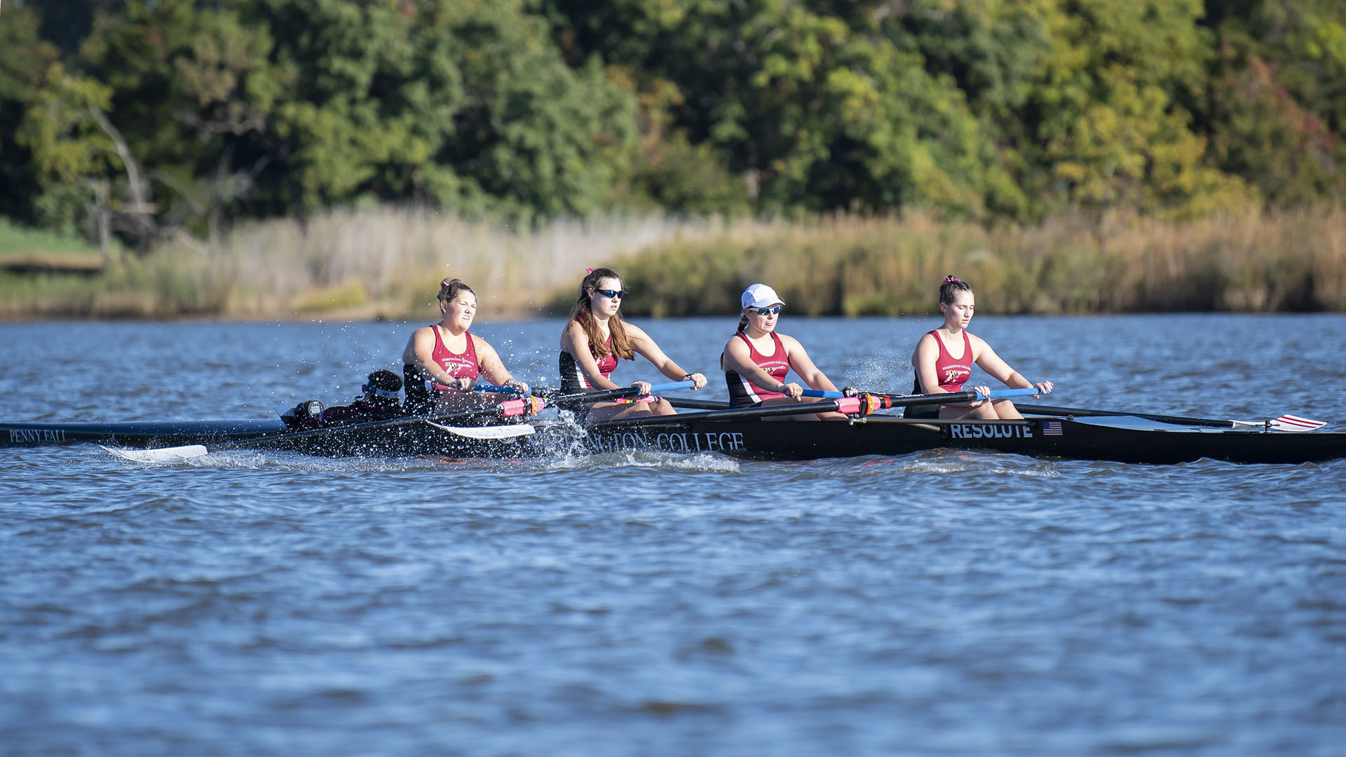 Shorewomen Varsity 4+ Win at Head of Chester Regatta - Washington College