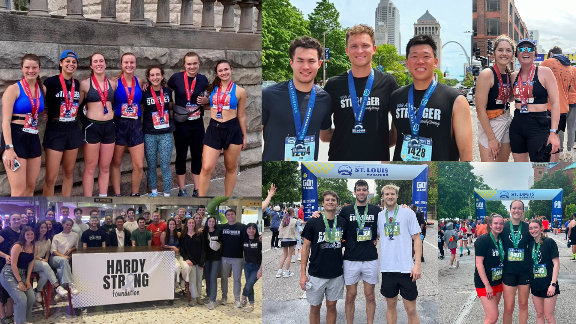 Student-Athletes, Alums Run STL Marathon for HardyStrong Foundation ...