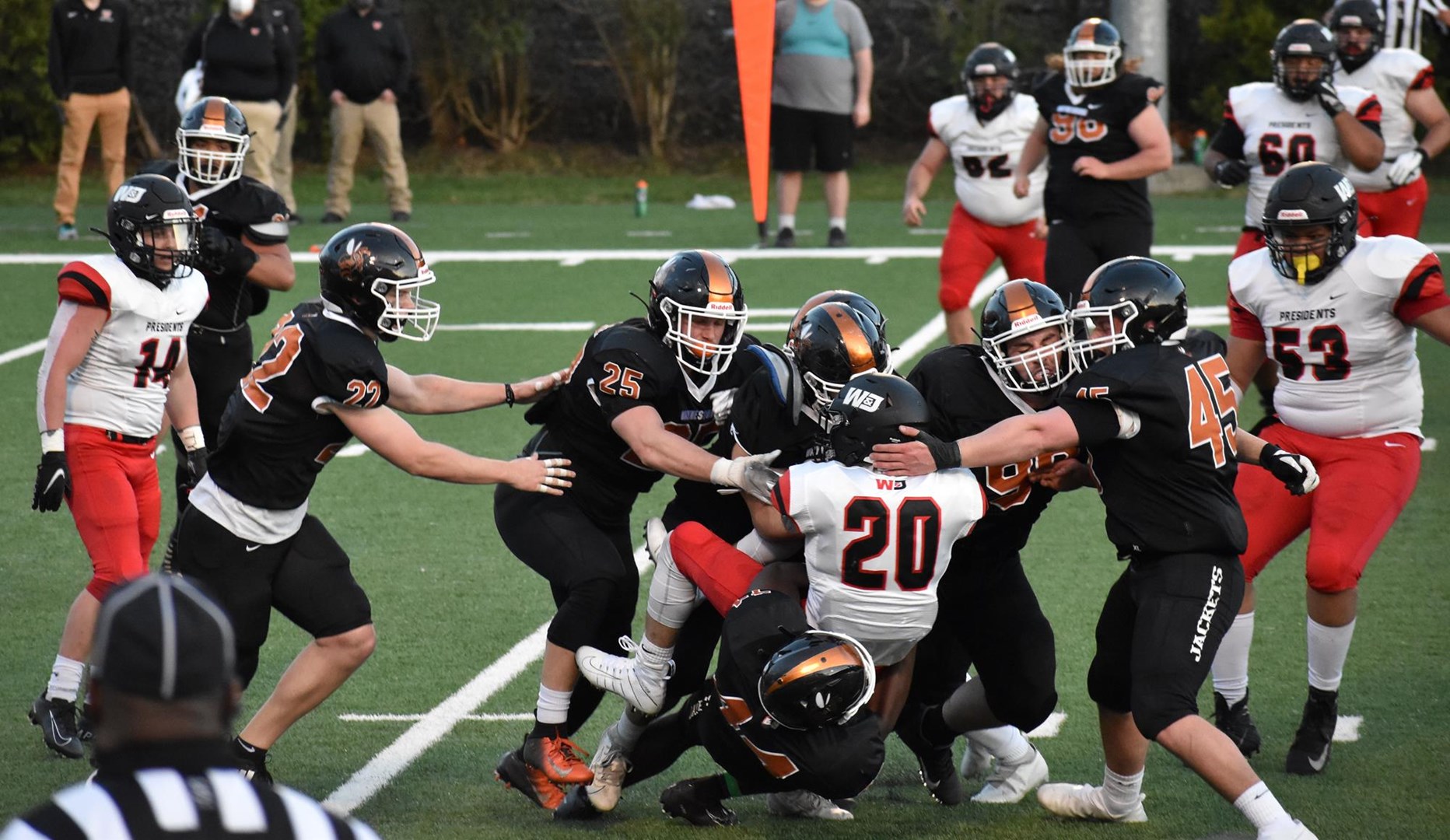 Football battles Geneva in season finale - Waynesburg University Athletics