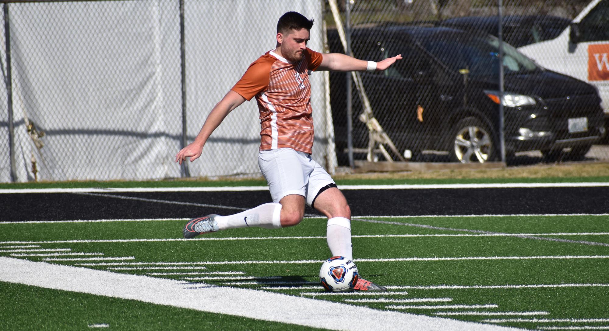 Men's soccer goes to OT at Mount Aloysius - Waynesburg University Athletics