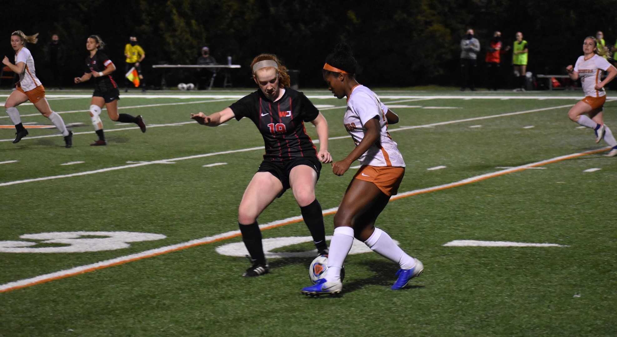Women's soccer battles W&J under the lights - Waynesburg University ...