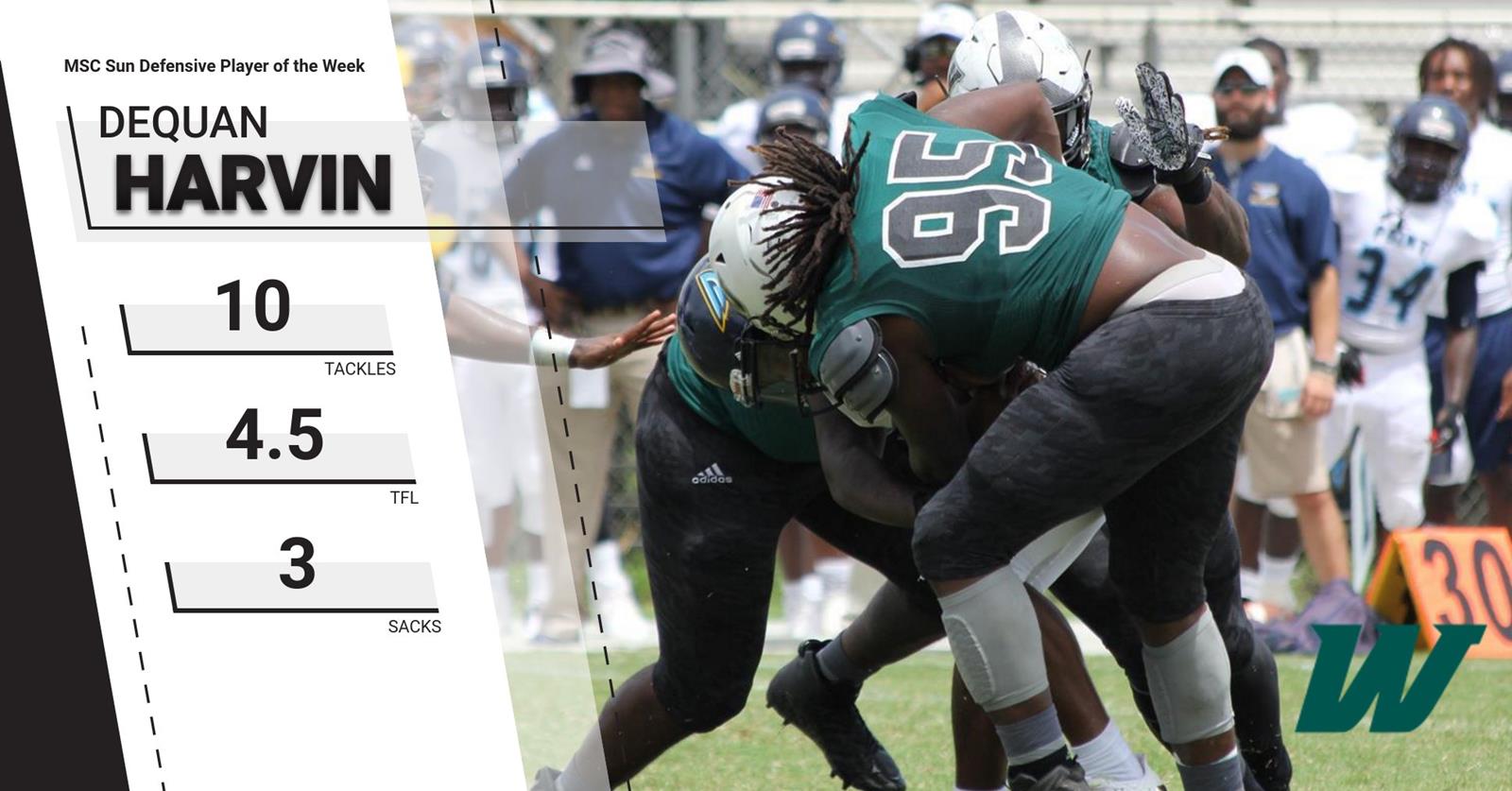 Dequan Harvin - 2018 - Football - Webber International University Athletics