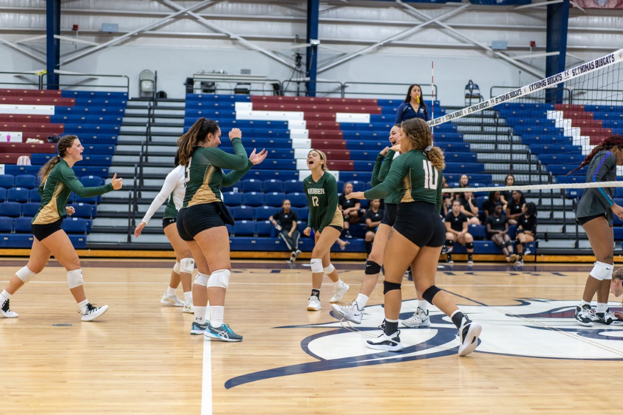 Women's Volleyball Dominates in Home-Opener - Webber International ...