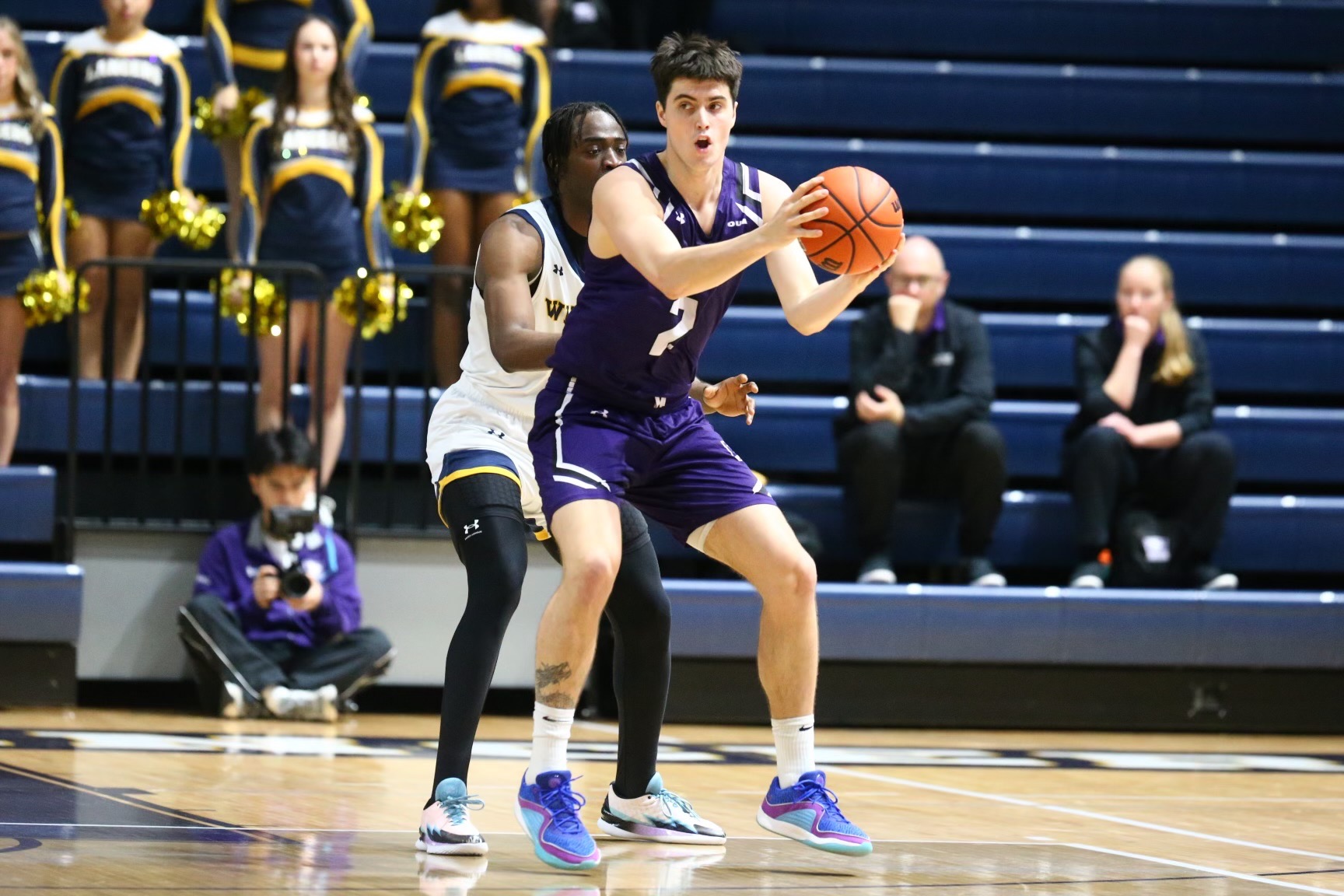 Western record third-straight win over the Lancers at 96-71, improving ...