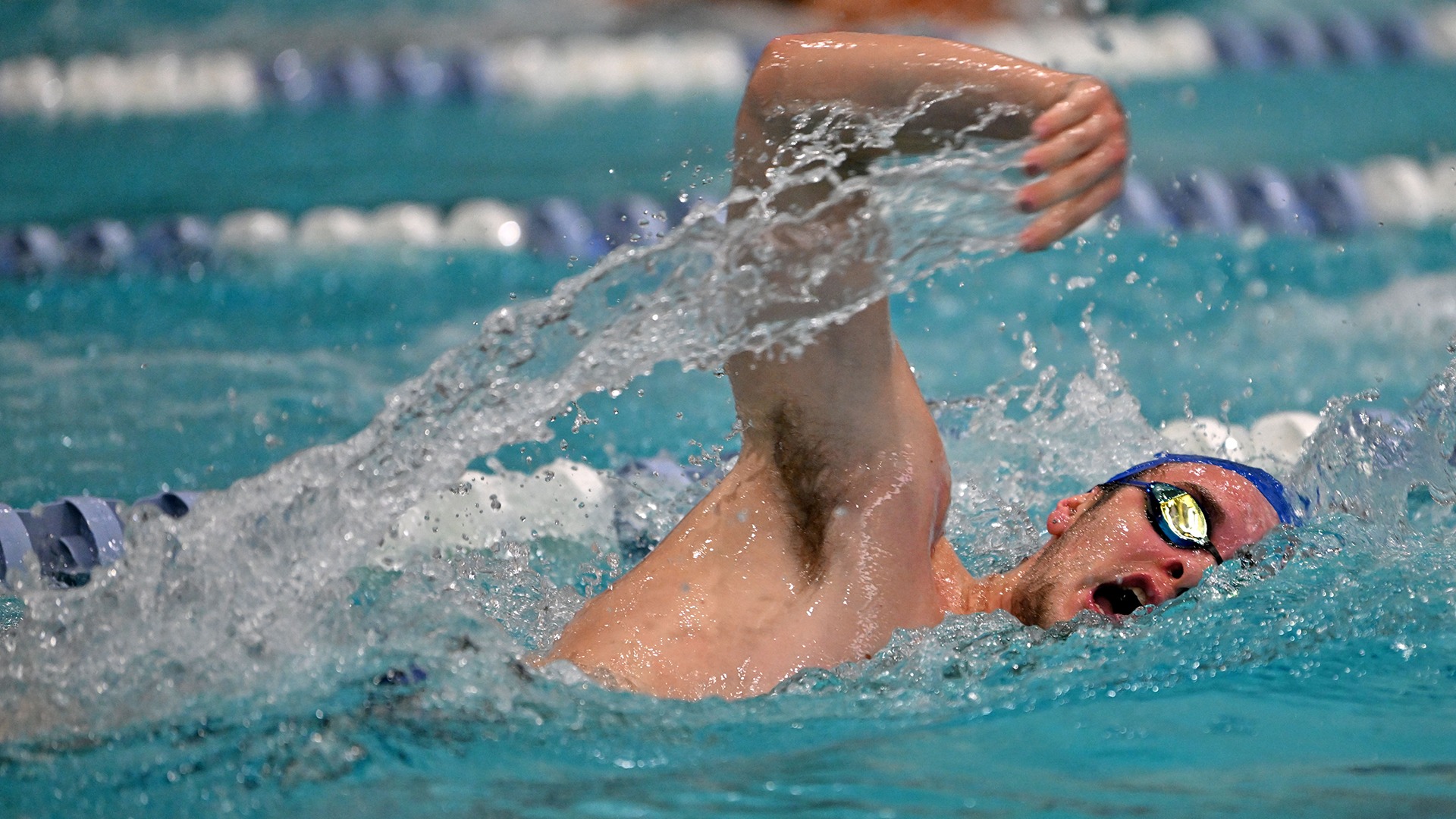 Hill Wins 500-Freestyle to Lead Men's Swimming & Diving on Day One of ...