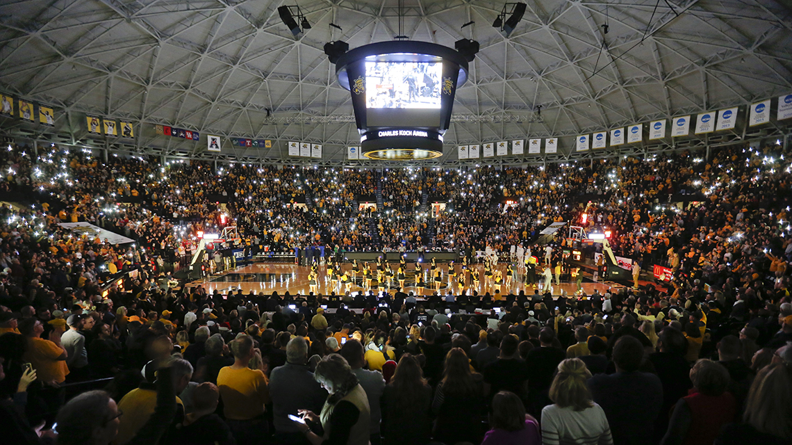 People Pixel App Makes Fans Part of the Show - Wichita State Athletics