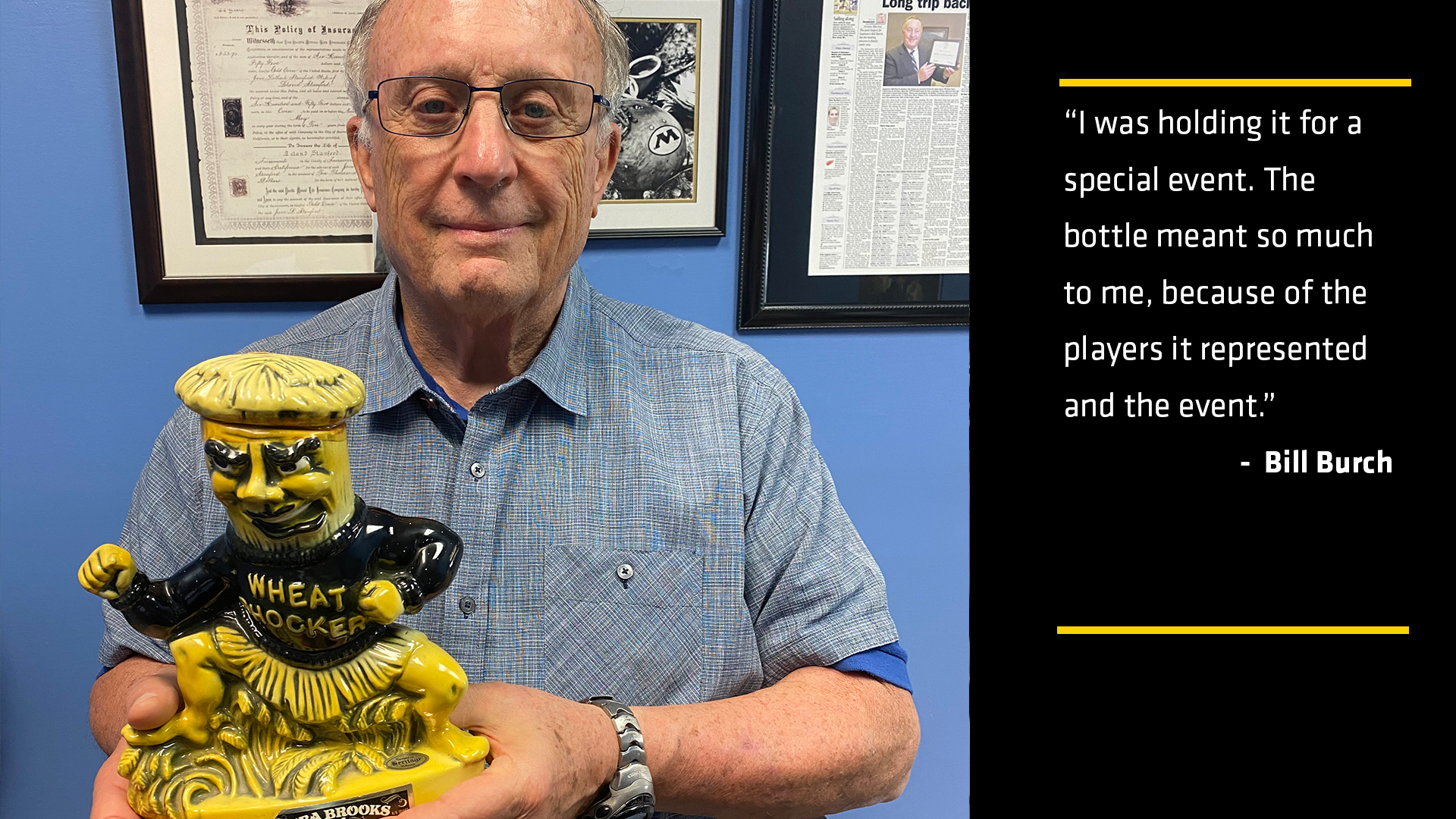 RH: Burch Plans to Honor Teammates with Toast - Wichita State Athletics