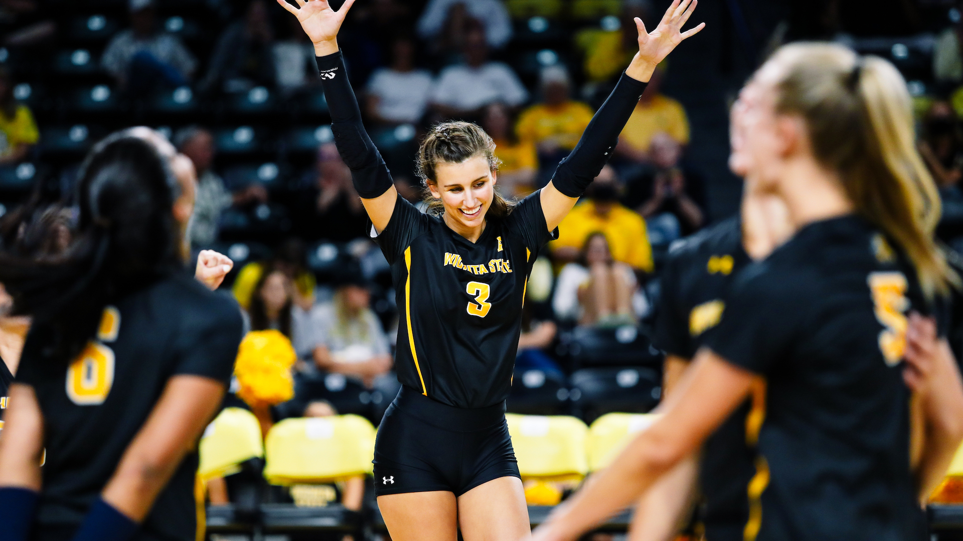 Kelly's 29 Kills Lift WSU to Gritty Road Win - Wichita State Athletics