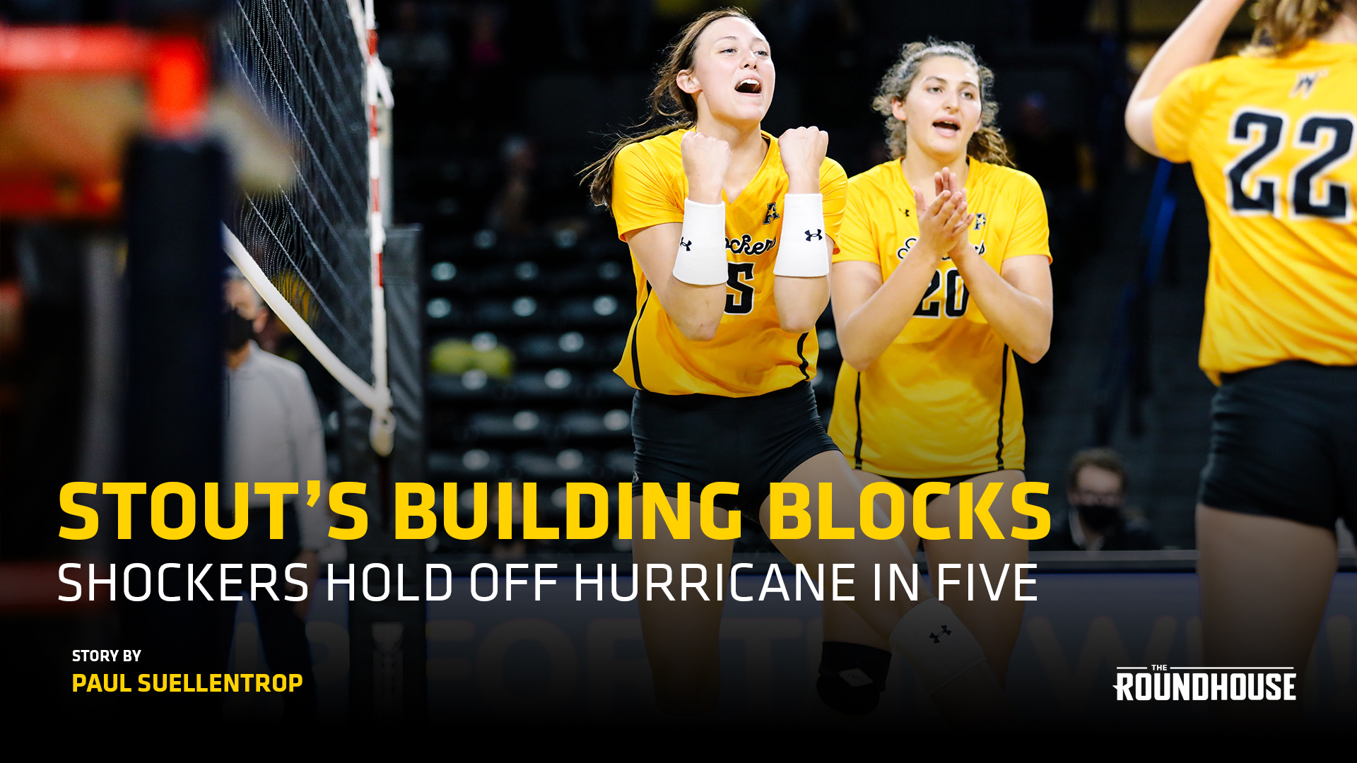 RH: Morgan Stout Leads Strong Effort at the Net - Wichita State Athletics