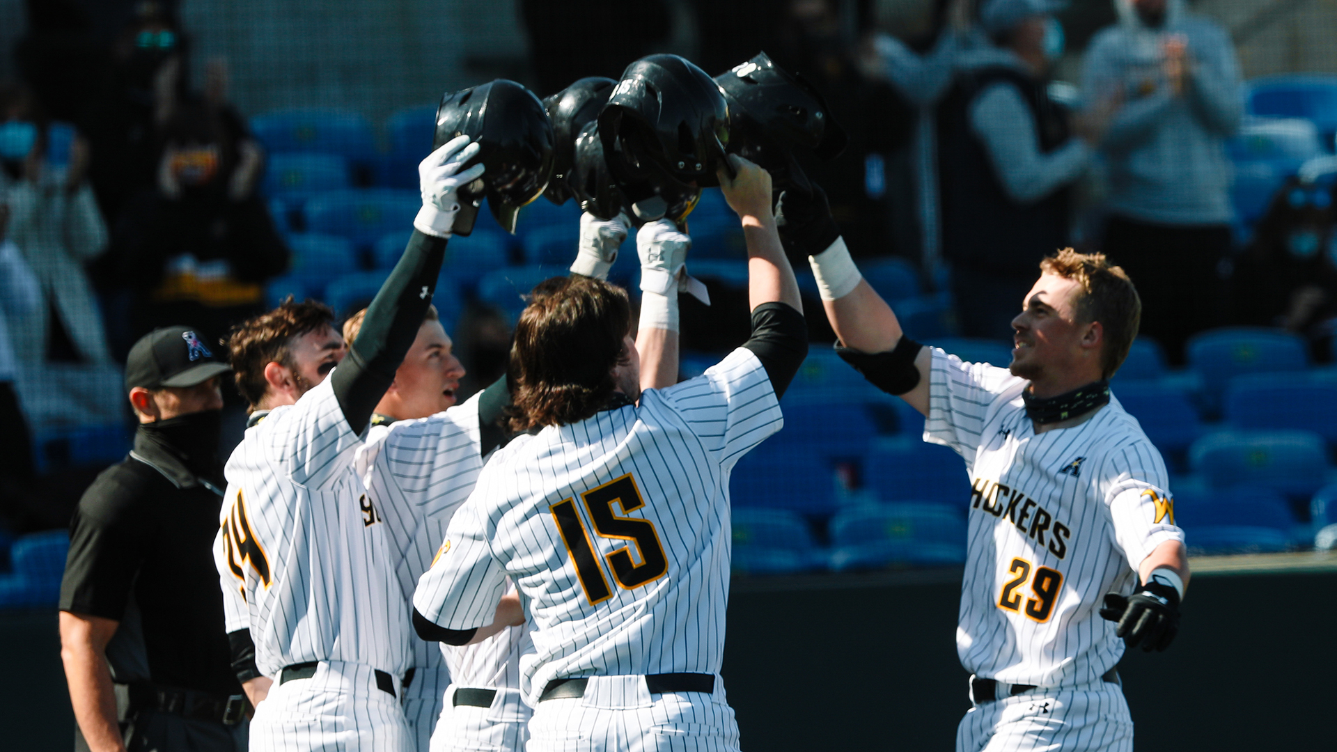 Shockers Sweep Dixie State with 15-7 Win Sunday - Wichita State Athletics