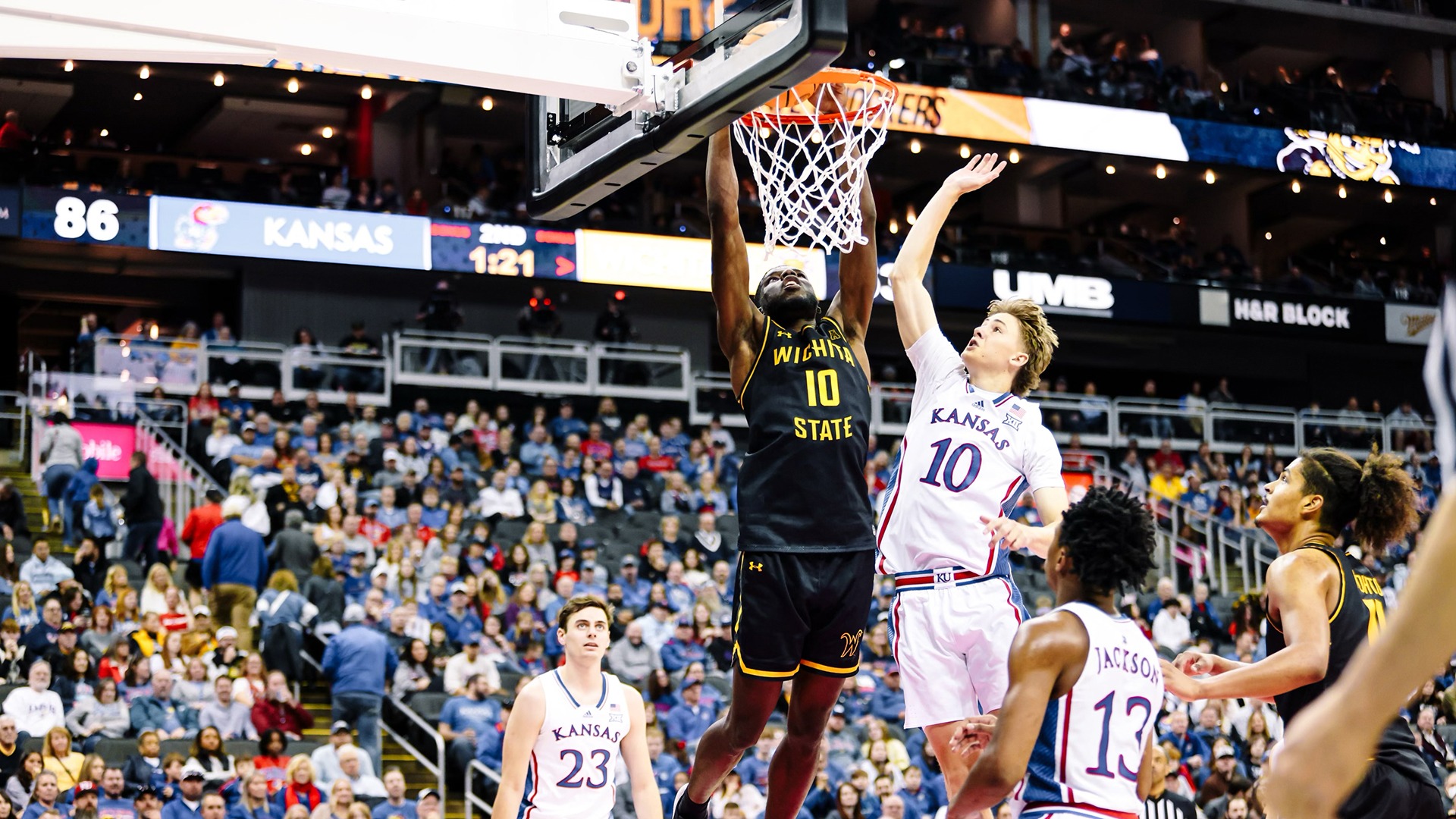 No. 2 Kansas Hands Wichita State Second Straight Loss - Wichita State ...
