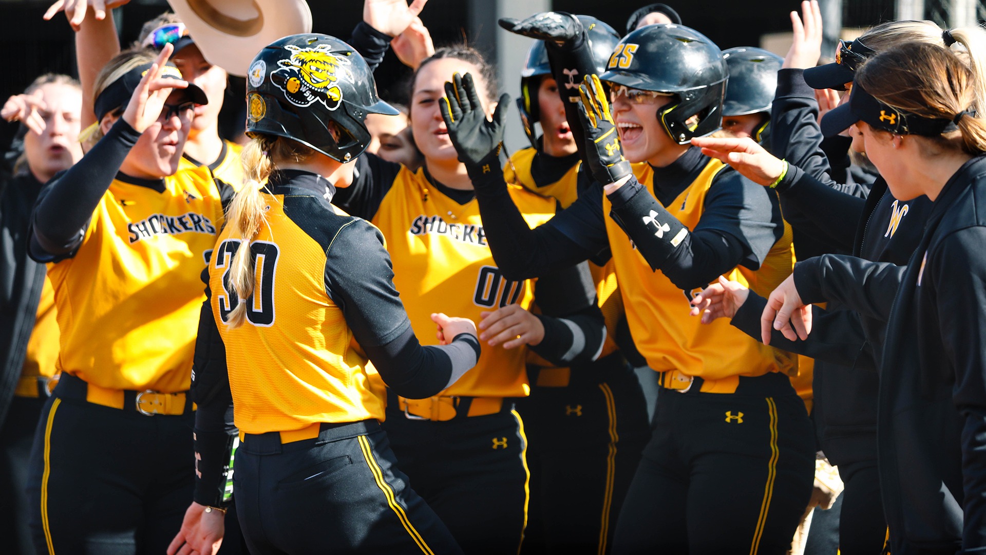 Barnard Breaks Home Run Record; Shockers Split Games - Wichita State ...