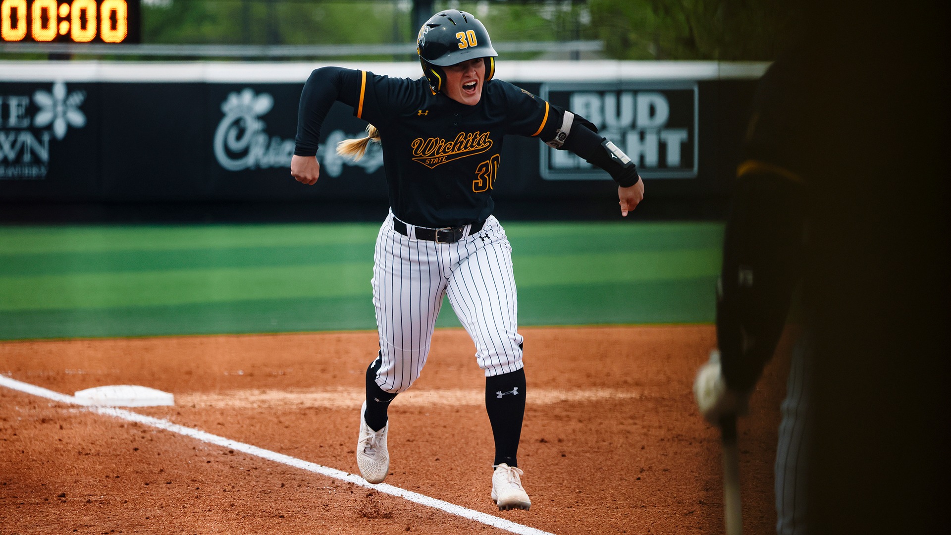 Barnard Homers Twice in Run-Rule Win over UAB - Wichita State Athletics