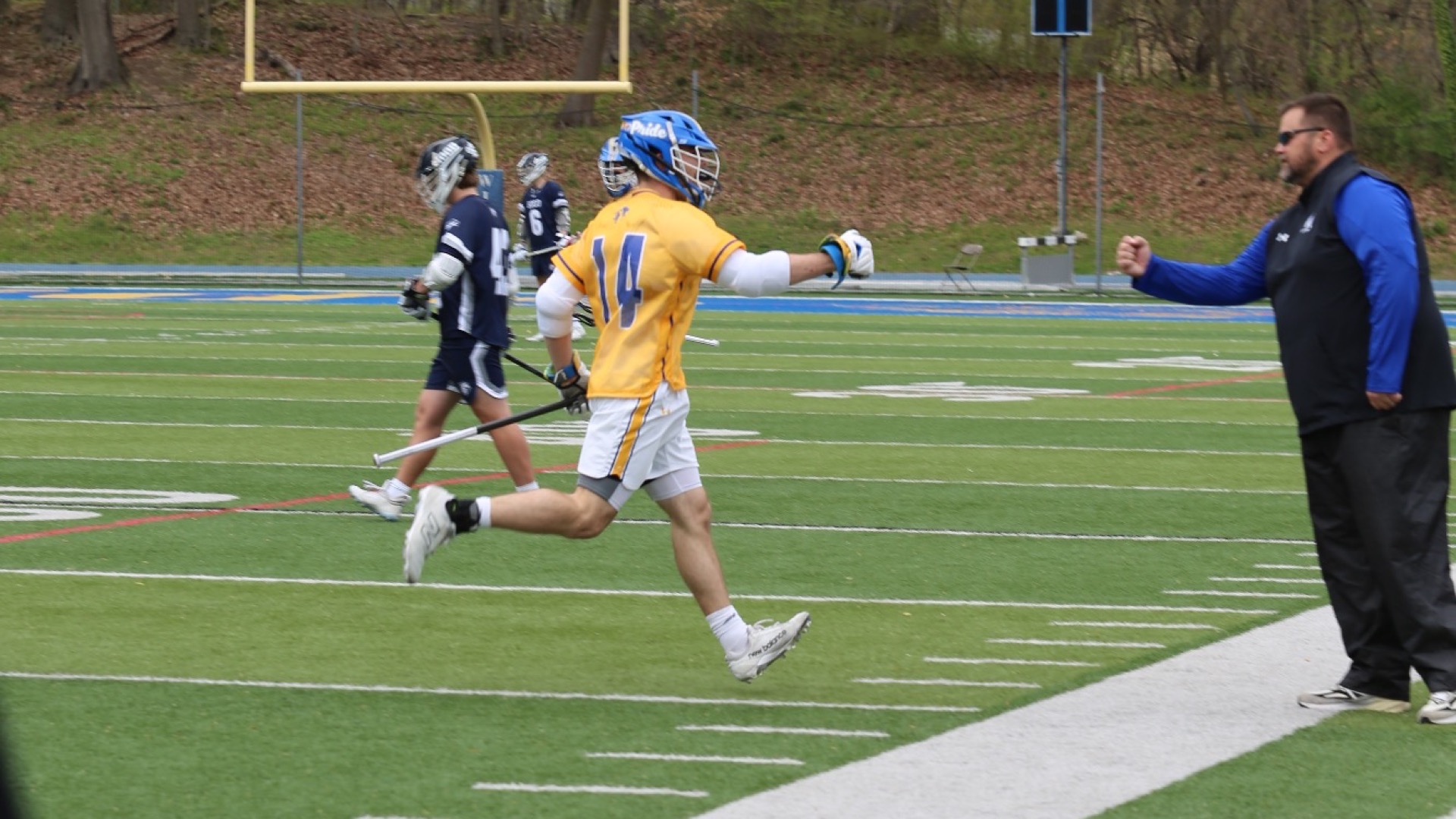 Men's Lacrosse Blaze Past Hood on Senior Day to Stay Undefeated in ...