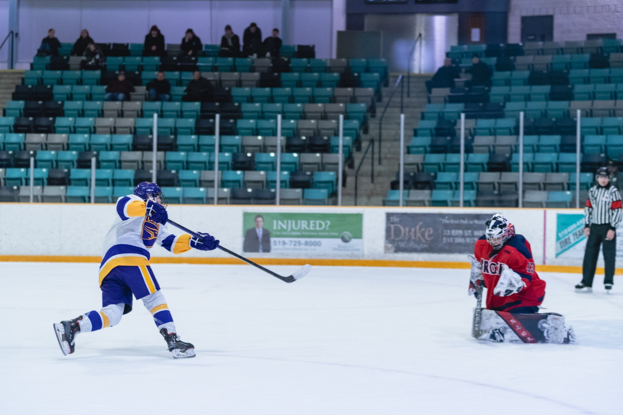 Golden Hawks go 18 rounds in shootout before losing to Brock - Laurier ...