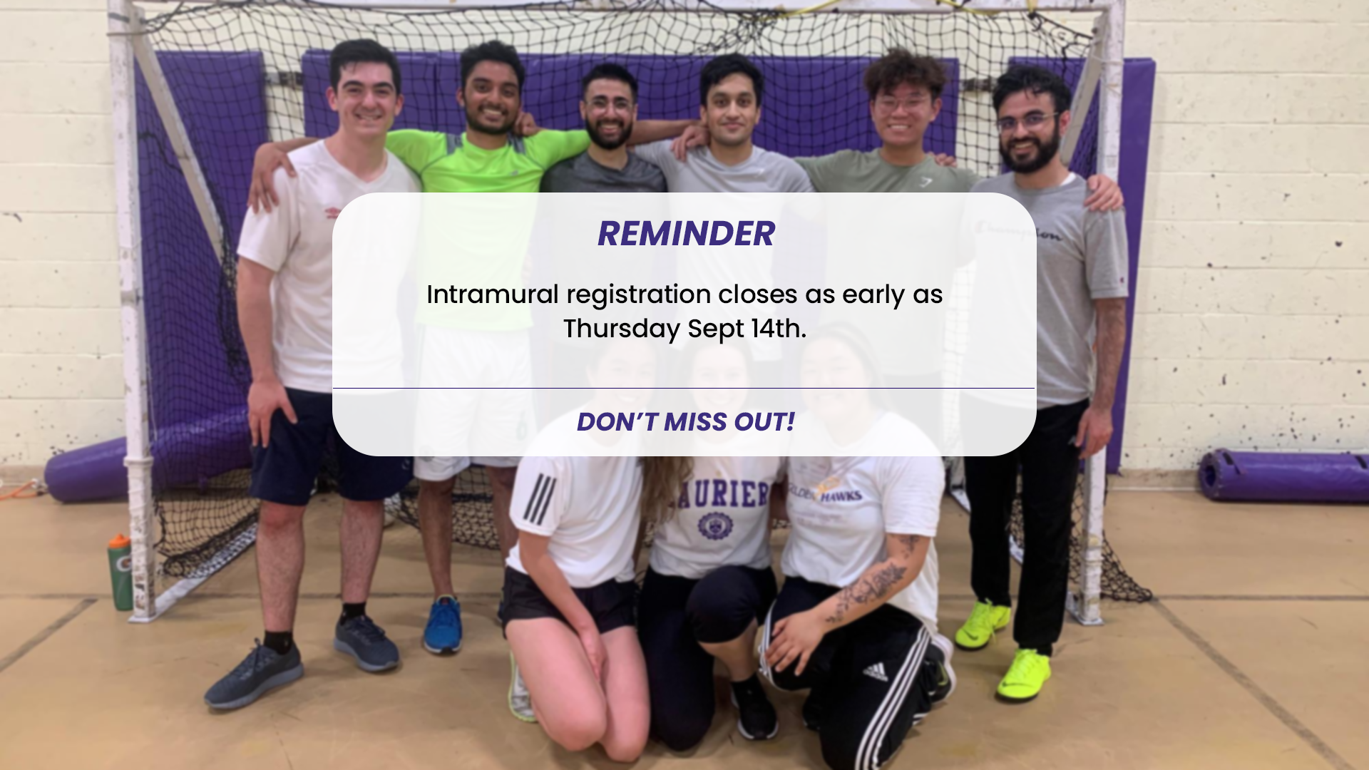 Register for ice hockey intramurals! - Laurier Recreation - Waterloo Campus