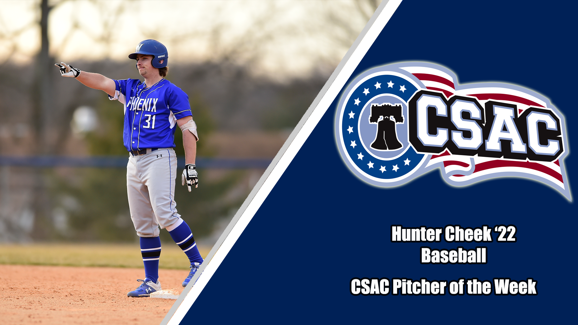 Hunter Cheek - Baseball - Wilson College Athletics