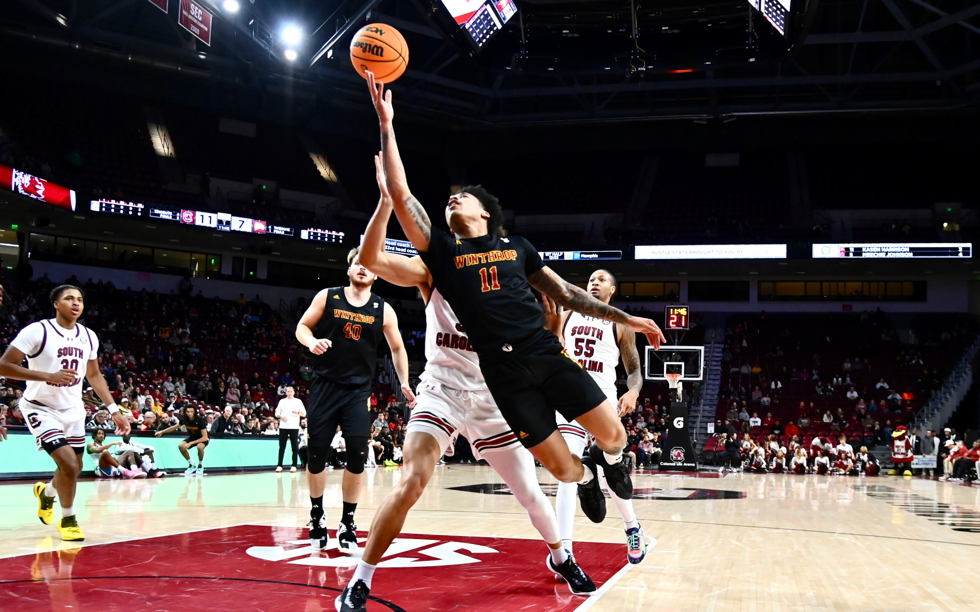 Eagles Fall To South Carolina Tuesday Night - Winthrop University Athletics