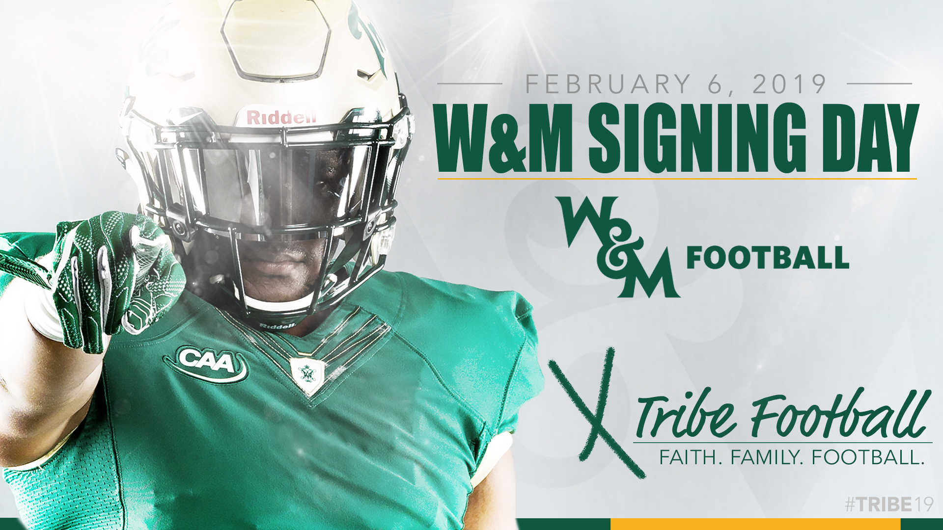 William & Mary Football Finalizes Class of 2019 - William & Mary Athletics