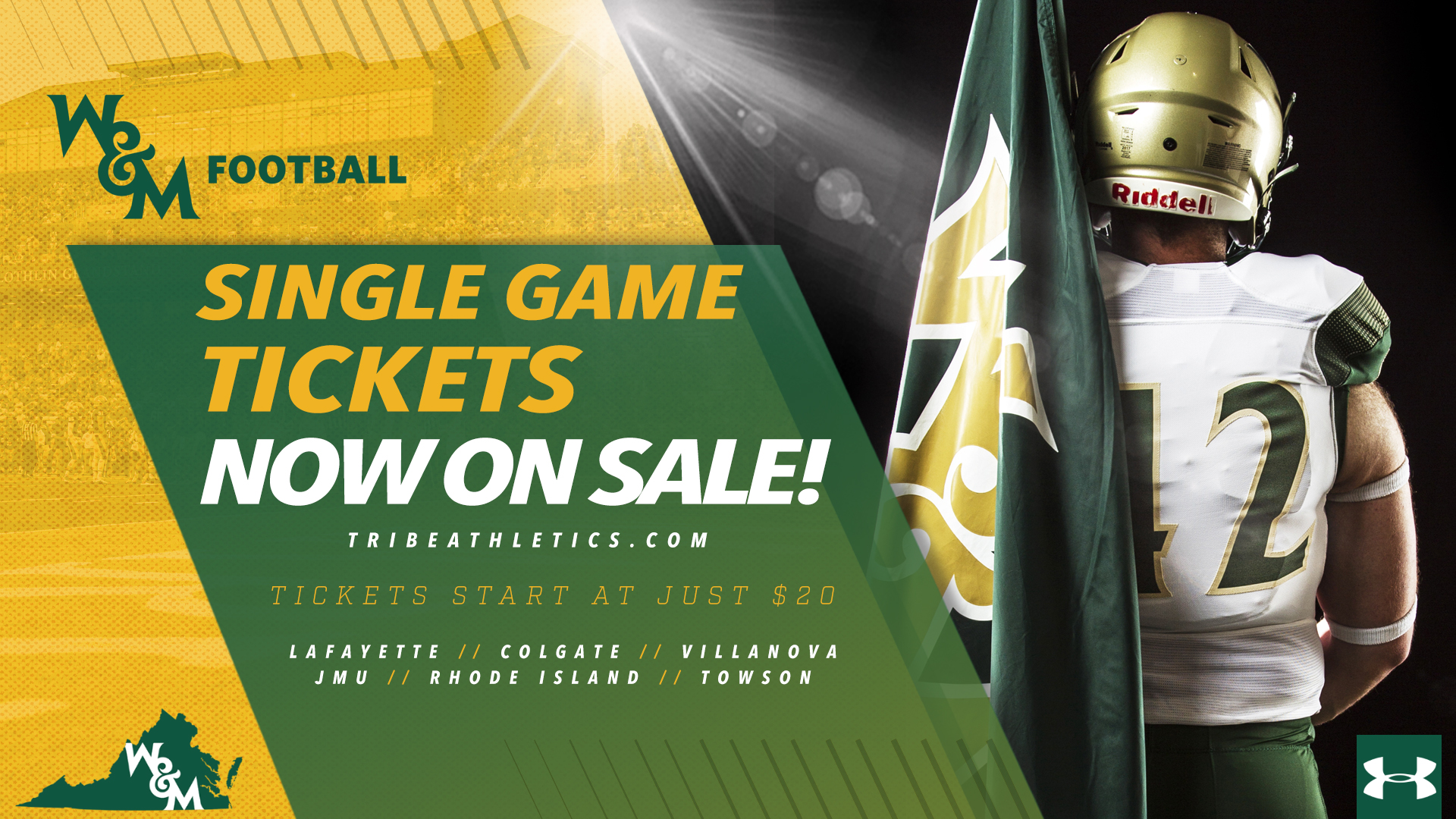 W&M Football Single Game Tickets Now on Sale! - William & Mary Athletics