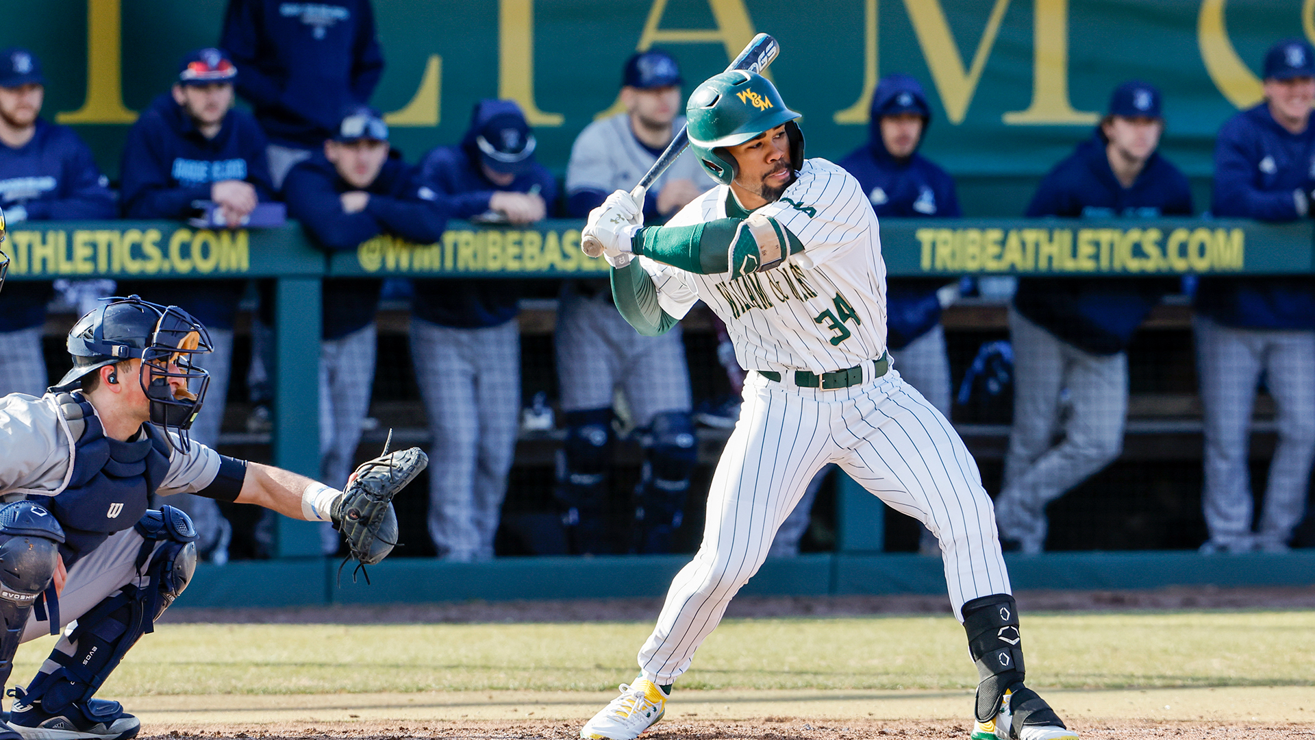Tribe Unable To Find Big Hit In Close Loss - William & Mary Athletics