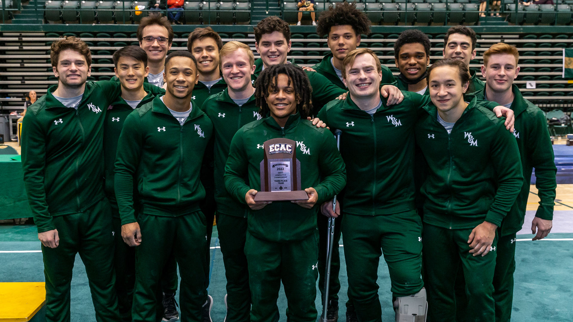 Men’s Gymnastics Places Third at ECAC Championship with Season-High ...