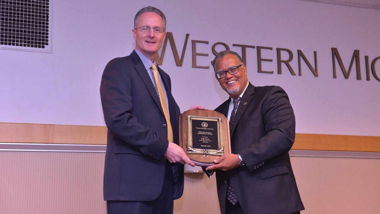 Jeff Stone Receives WMU Make a Difference Award - Western Michigan ...