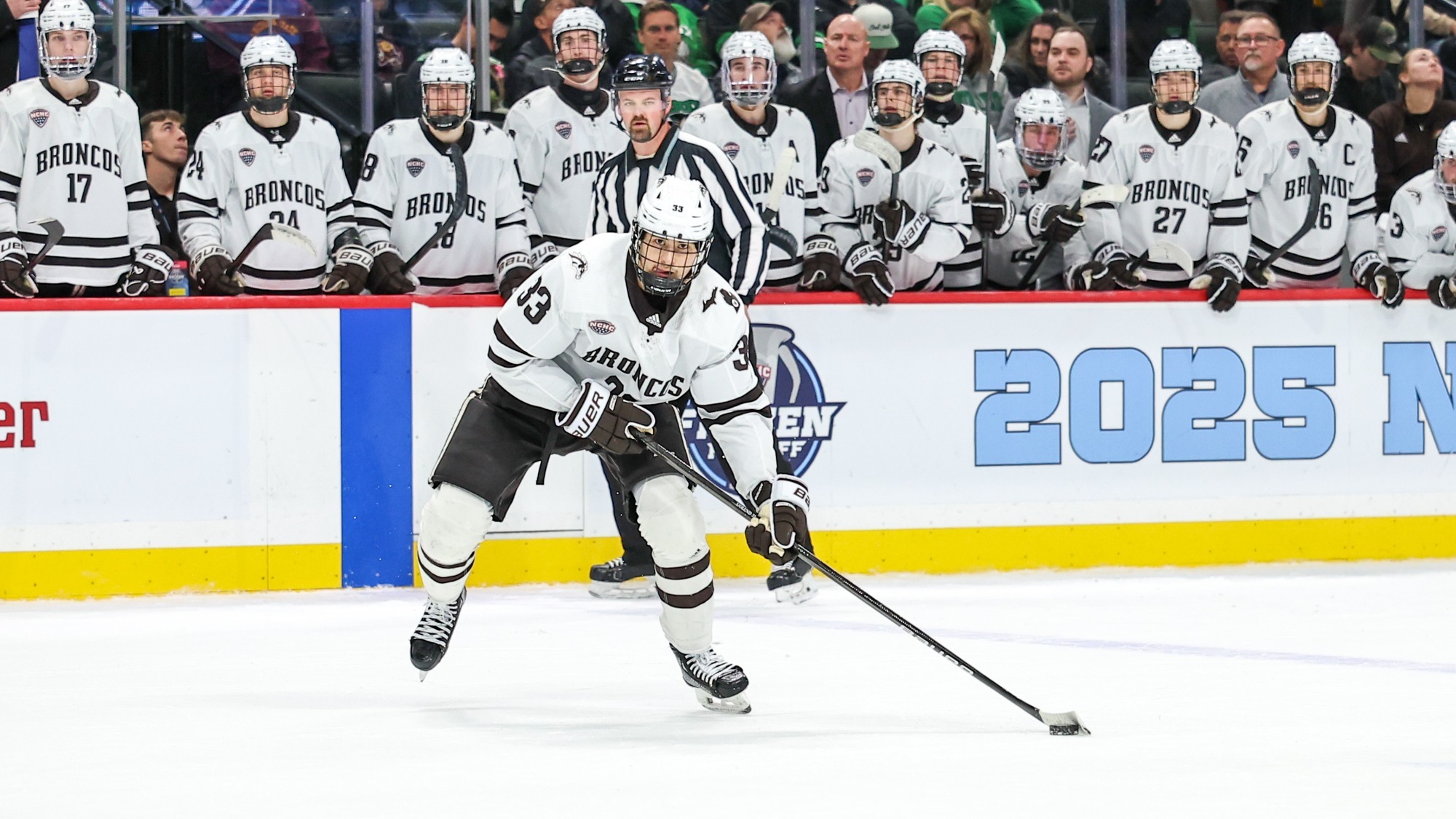 Hockey Takes on Denver in NCHC Frozen Faceoff Championship - Western ...