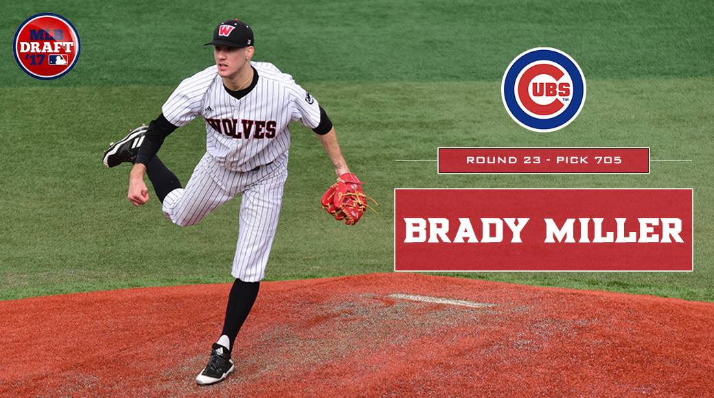 Brady Miller drafted by Chicago Cubs - Western Oregon University Athletics