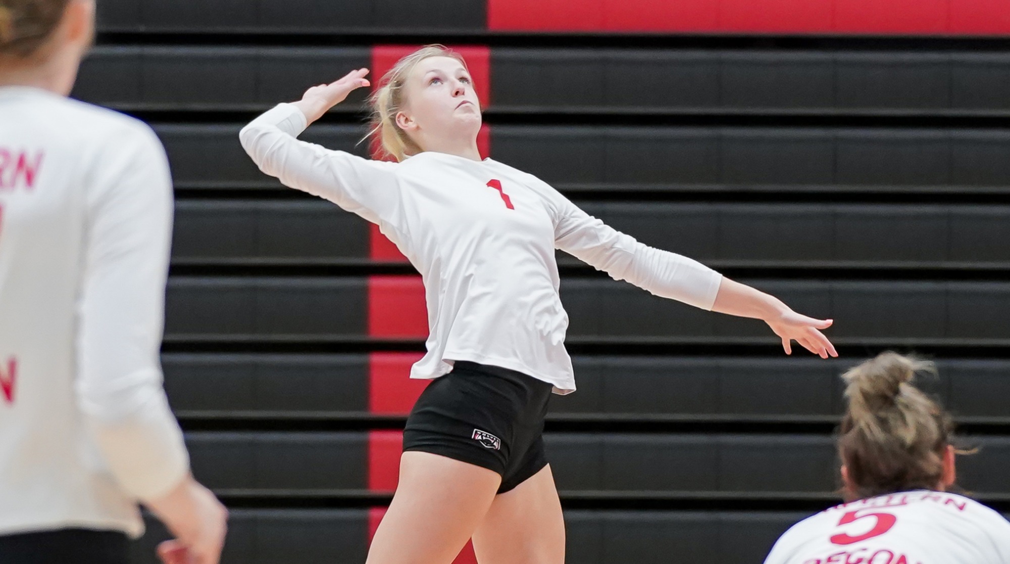 WOU volleyball edges out key third set to propel past MSU Billings in four - Western Oregon ...