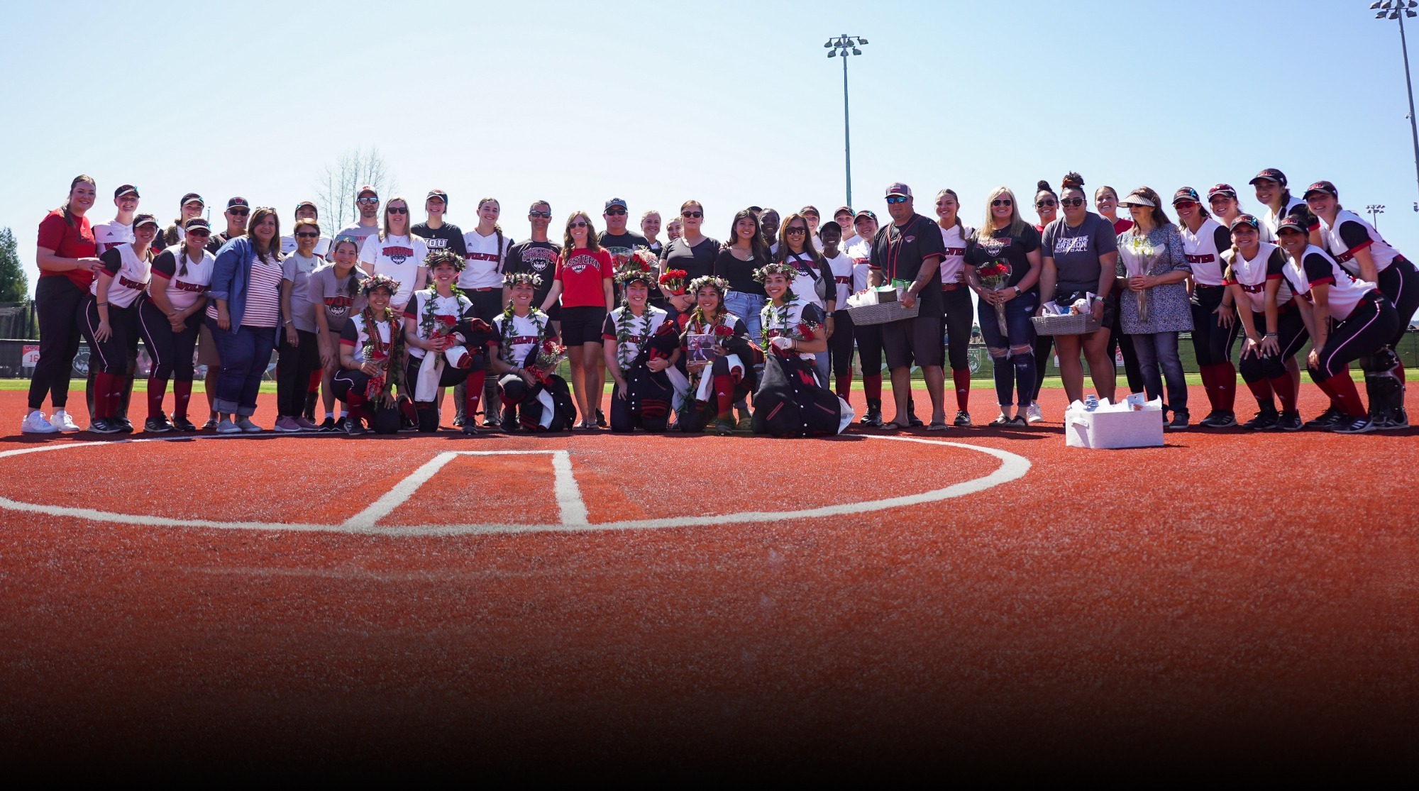 WOU celebrates seniors, drops both ends of doubleheader to first-place ...