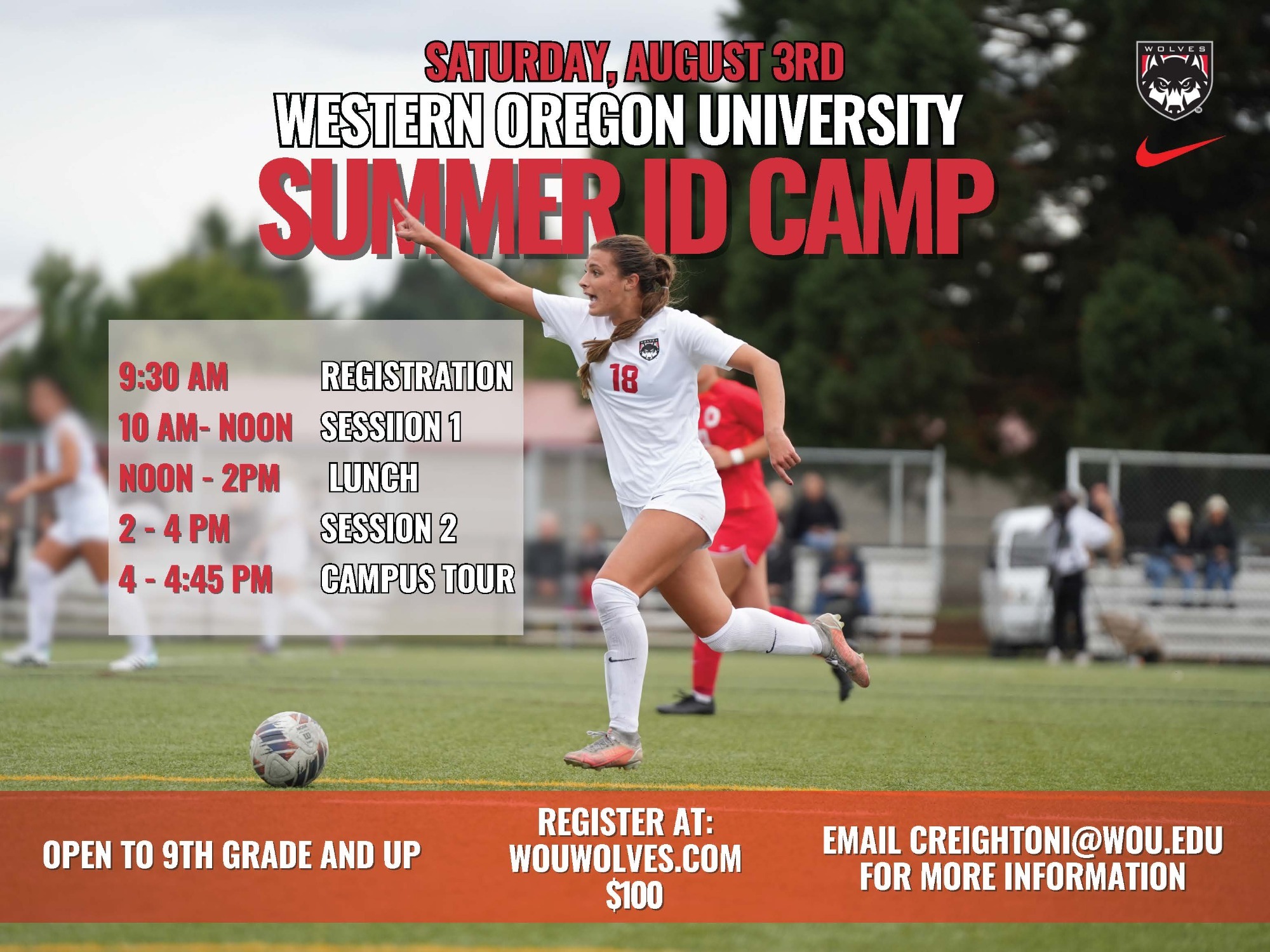 WOU women's soccer 2024 signing class - Western Oregon University Athletics