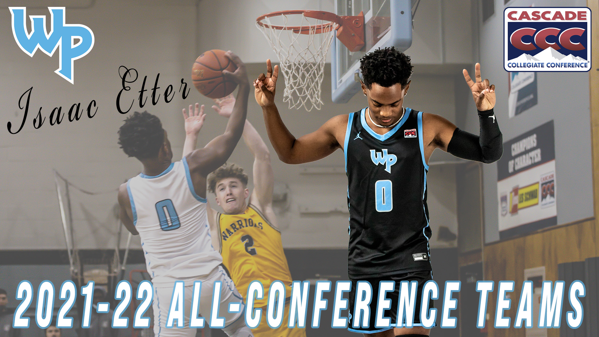 Men's Basketball Student-Athlete Isaac Etter Selected to Cascade ...