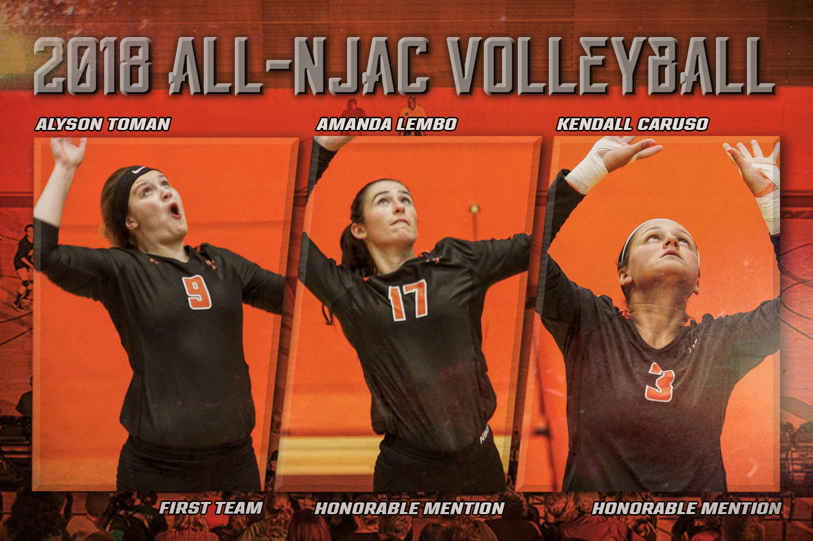 Three Pioneers Garner All-NJAC Volleyball Honors, Toman Named First ...